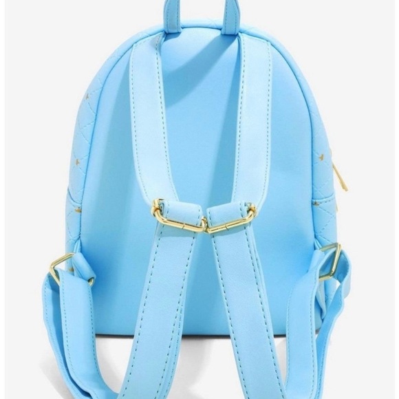 Hot Topic | Bags | Hot Topic Disney Castle Blue Quilted Mini Backpack ...
